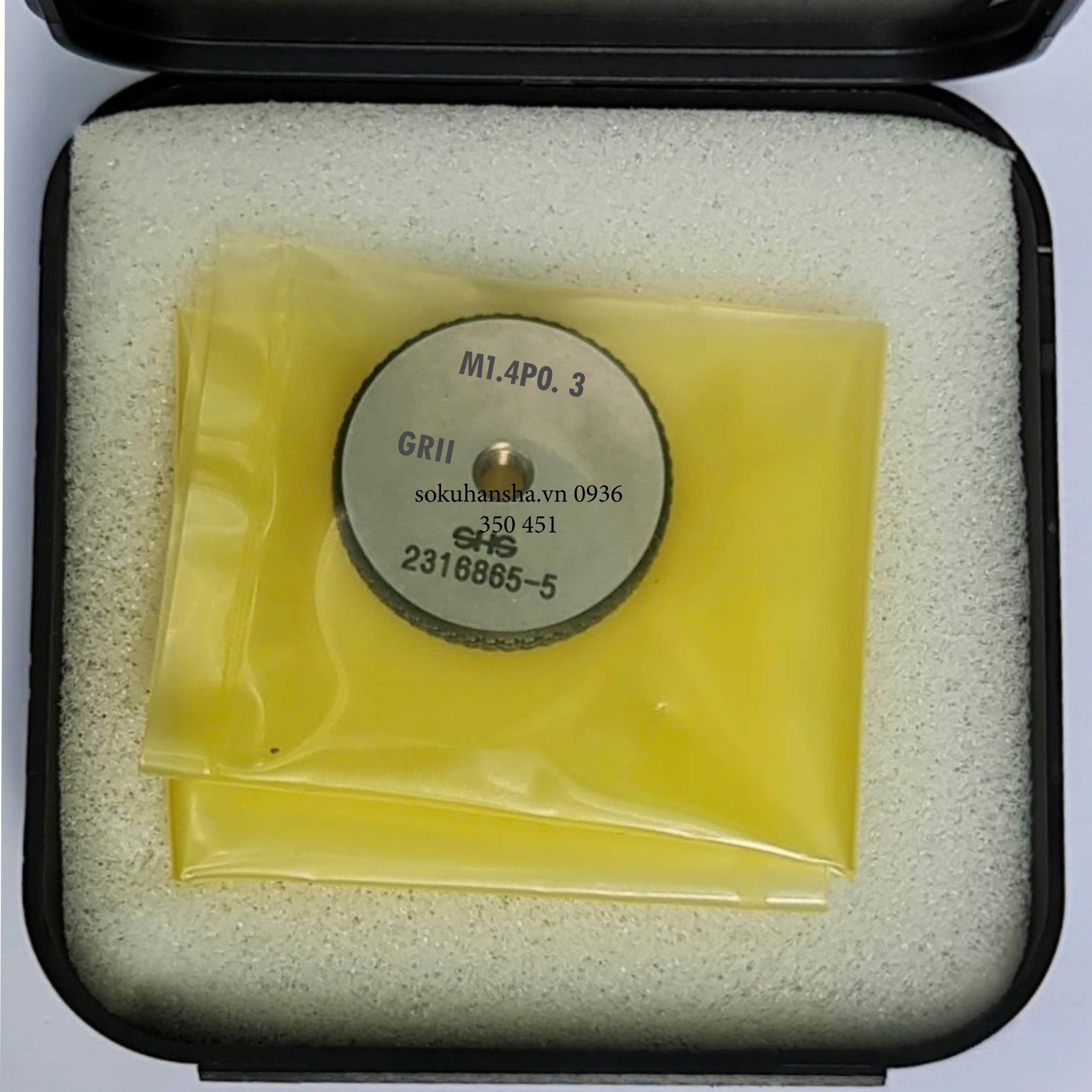 Dưỡng kiểm ren trục M1.4P0.3 GRII – Sokuhansha.vn