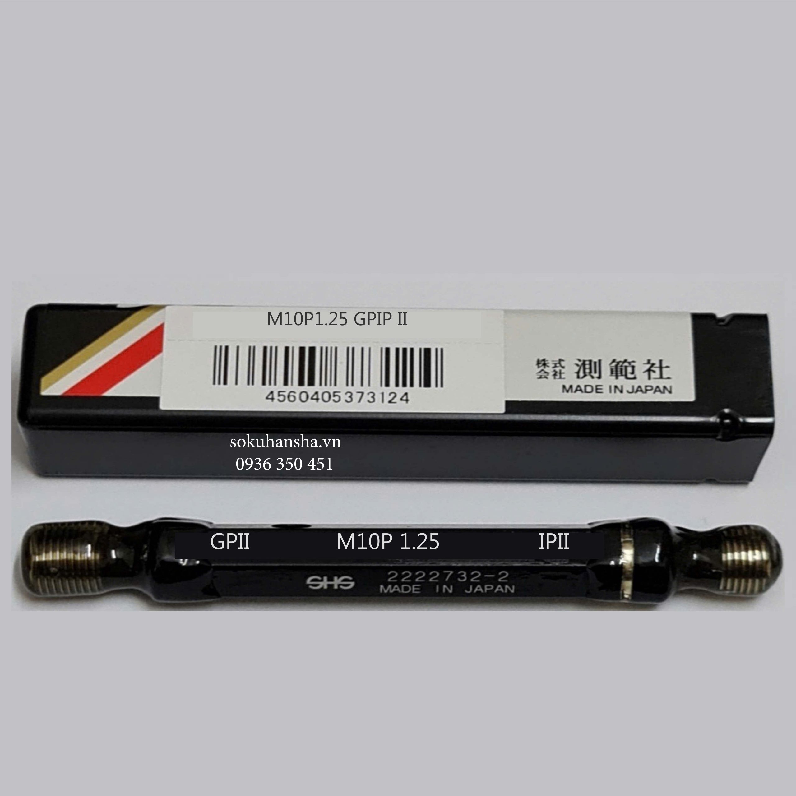 Dưỡng kiểm ren M10P1.25 GPIPII – Sokuhansha.vn